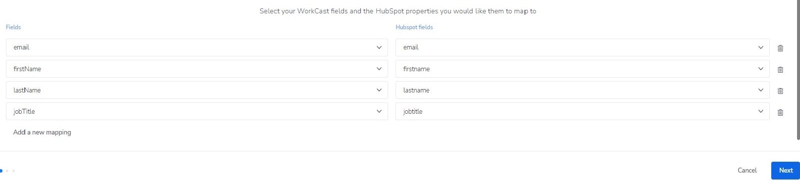 Setup a WorkCast to HubSpot Integration