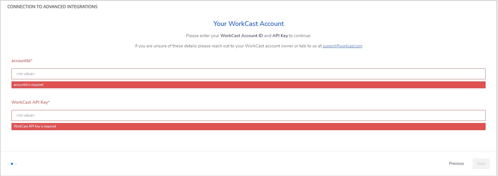 Setup a WorkCast to HubSpot Integration