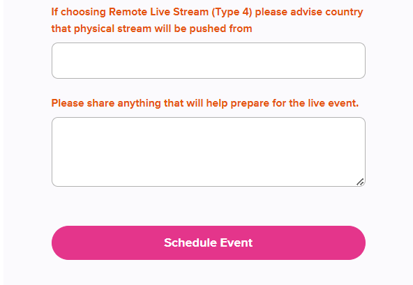 How to use the WorkCast Managed Event Booking App