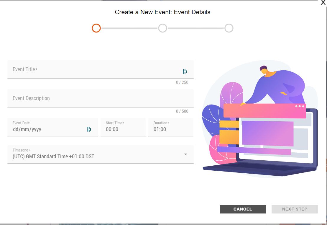 Use WorkCast to pre-record content