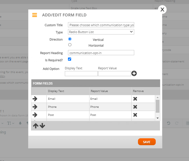 Adding registration Form Fields Adding registration Form Fields