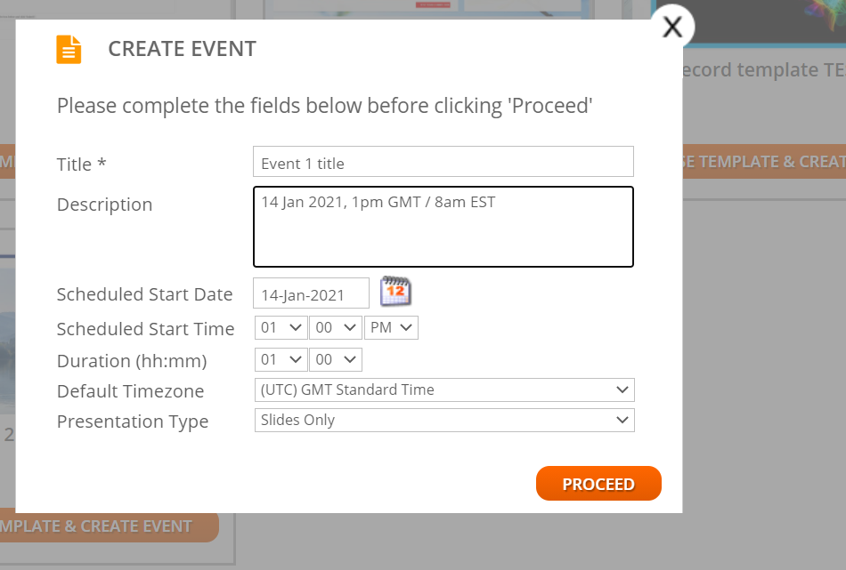 How to create a Multi Registration event